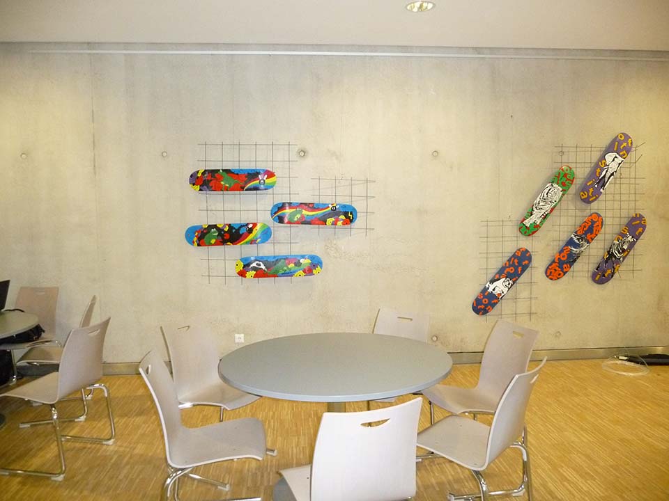 Schülerkunstausstellung an der Fachhochschule Meschede